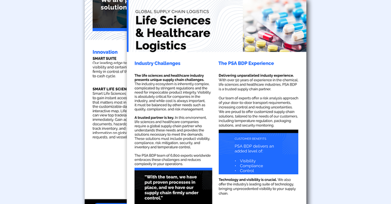 Life Science Industry Brochure