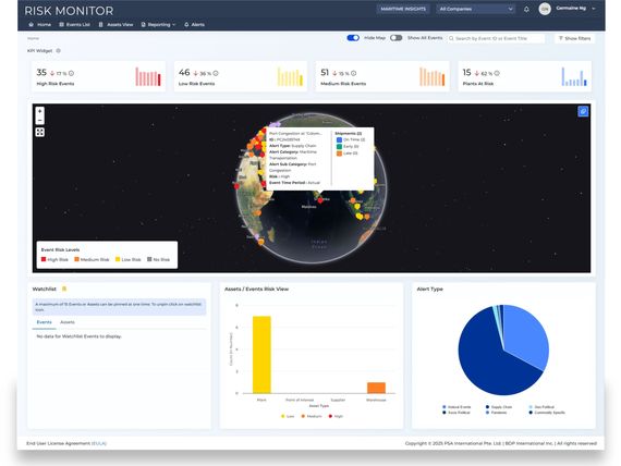 Risk Monitor: Real-Time Supply Chain Risk Alerts | PSA BDP